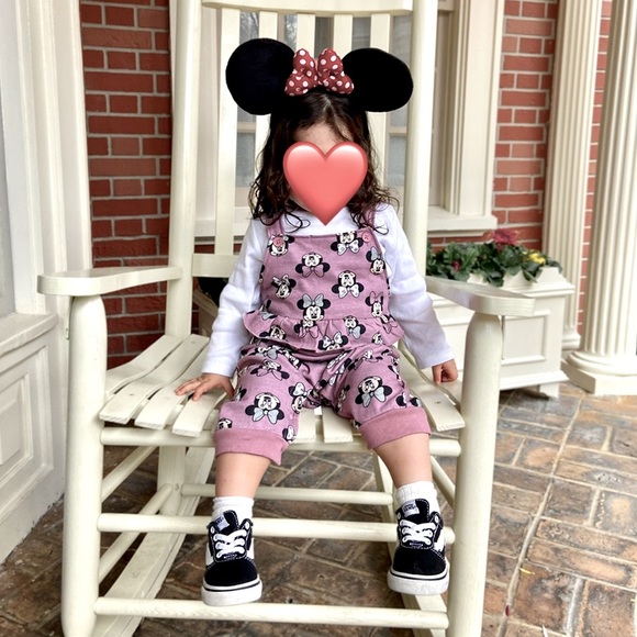 Disney | Matching Sets | Disney Minnie Mouse Overall Set | Poshmark